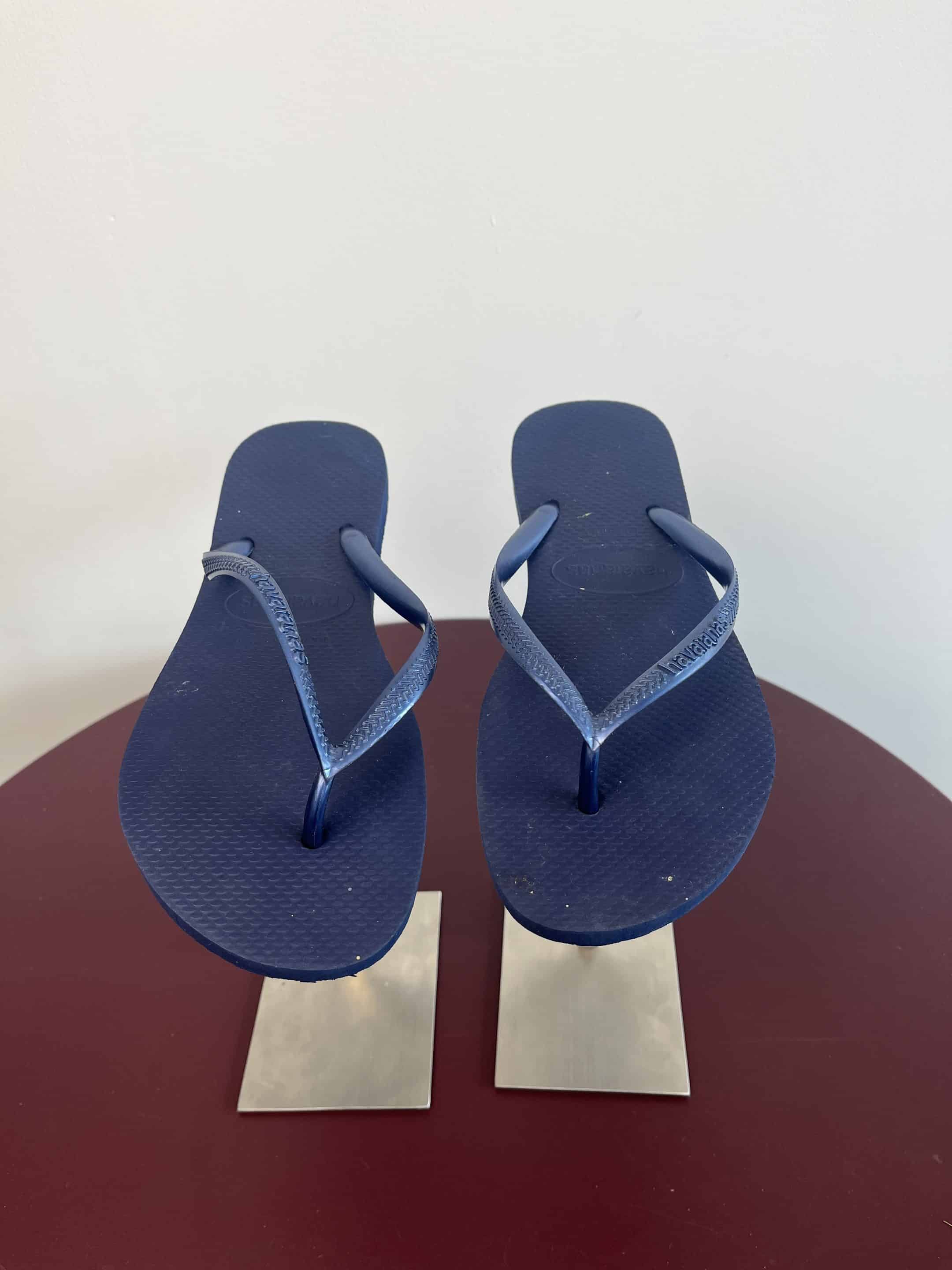 Havaianas Blue Flip Flops - kitround